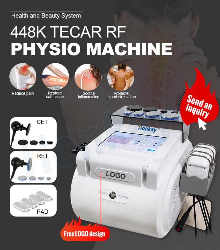 Portable 448kzh Diathermy Tecar Therapy Machine - Honkay