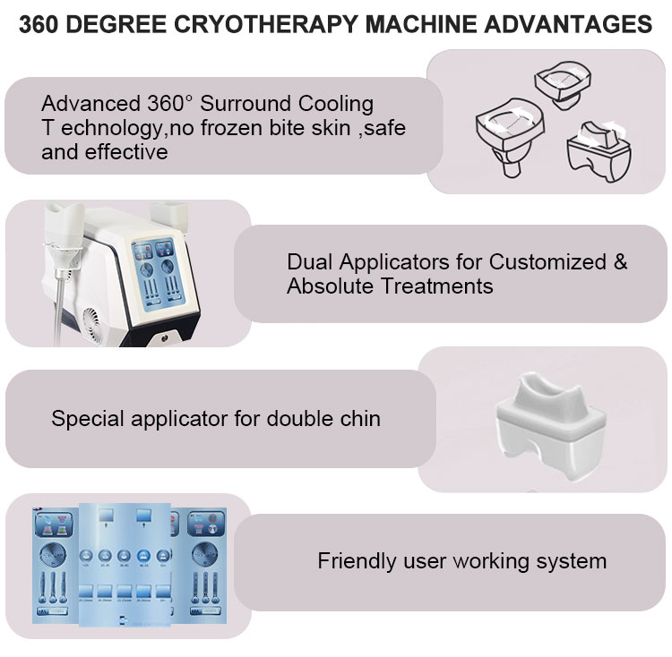 Portable cool sculpting cryolipolysis body fat freezer slimming machine